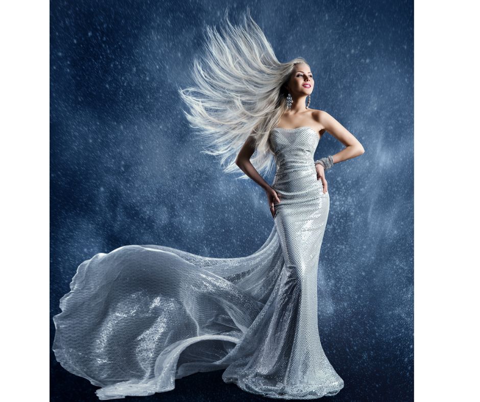 swan girl blue background isol july16 | Veronica Scott